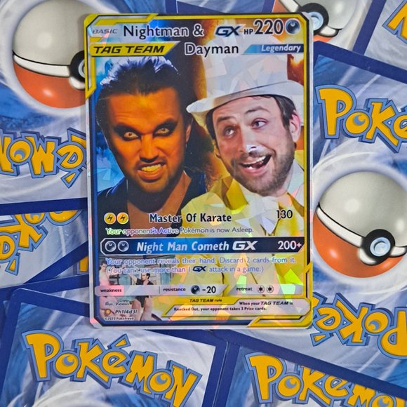 Games | Nightman Dayman Pokemon Card Its Always Sunny In Philadelphia ...